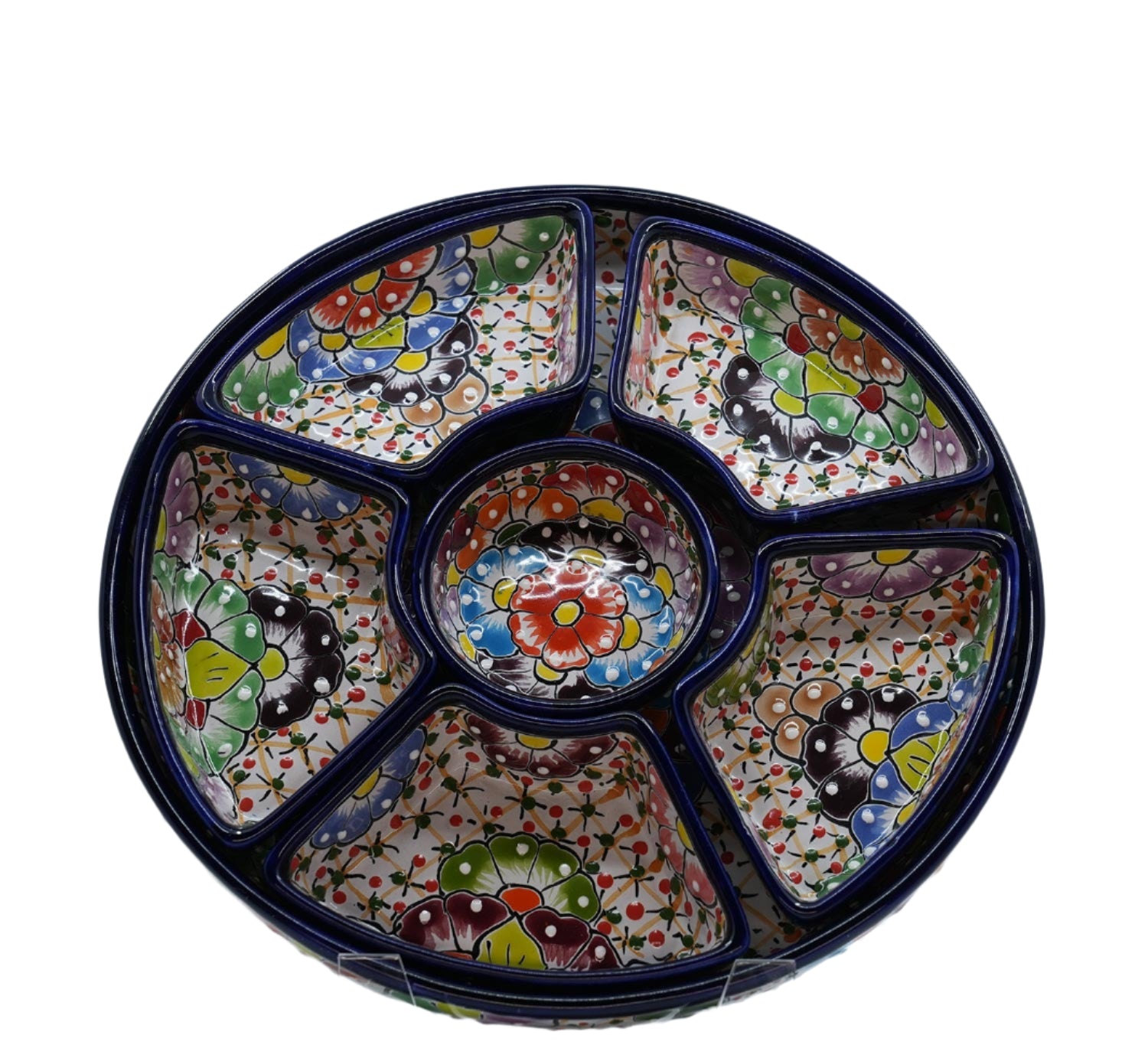 Timeless Multicolored Round Drip Tray XL – El Paso Trading Post